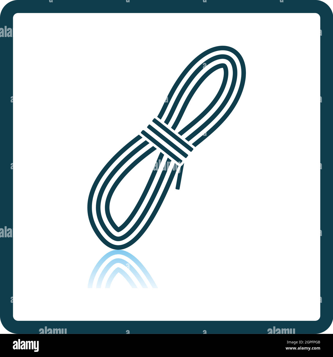 Climbing Rope Icon Stock Vector Image & Art - Alamy