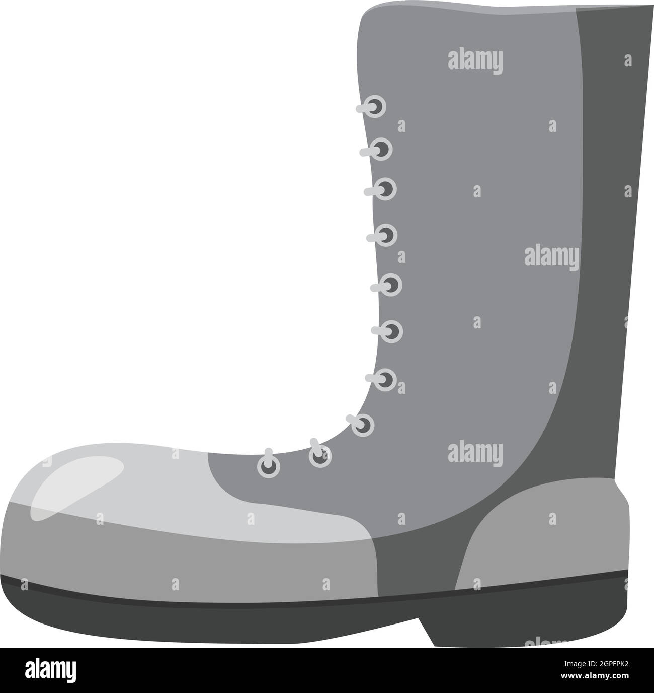 Army boots icon, gray monochrome style Stock Vector Image & Art - Alamy