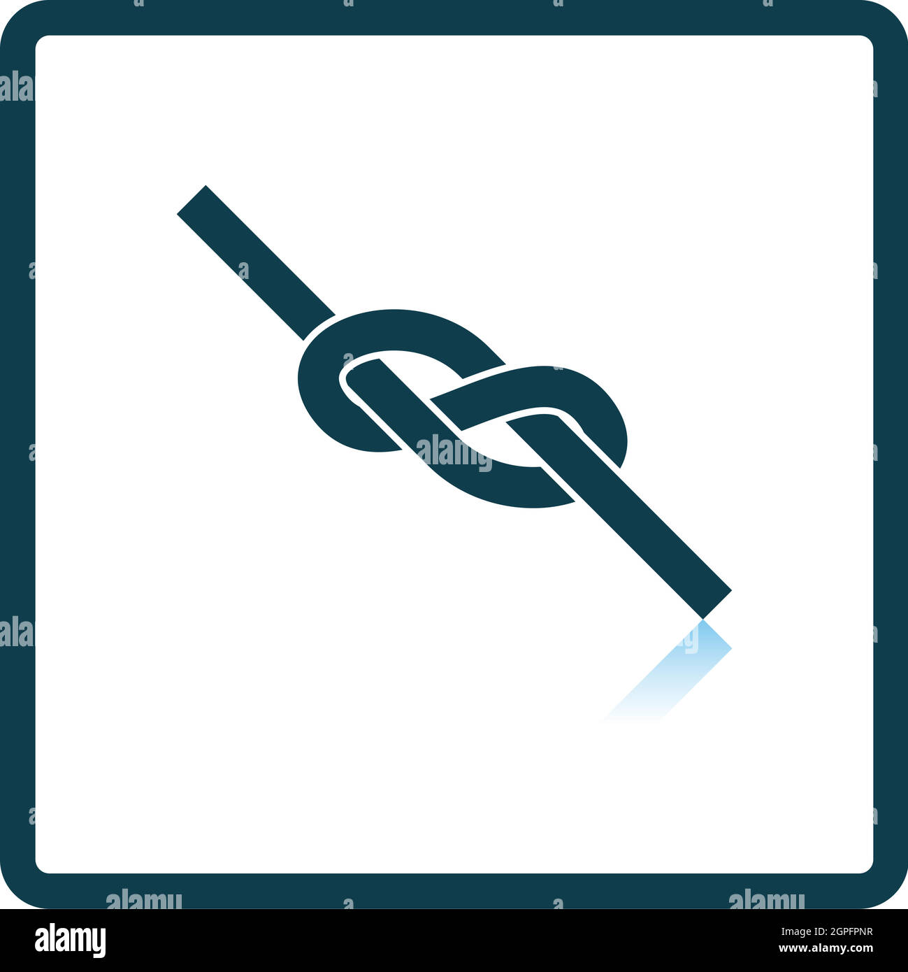 Alpinist Rope Knot Icon Stock Vector Image & Art - Alamy