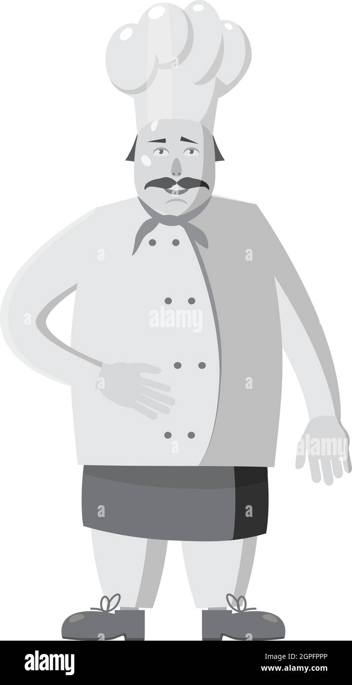 Chef icon, gray monochrome style Stock Vector Image & Art - Alamy