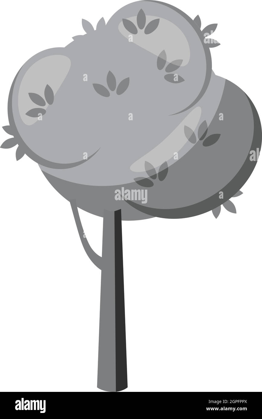 Tree with spherical crown icon Stock Vector Image & Art - Alamy