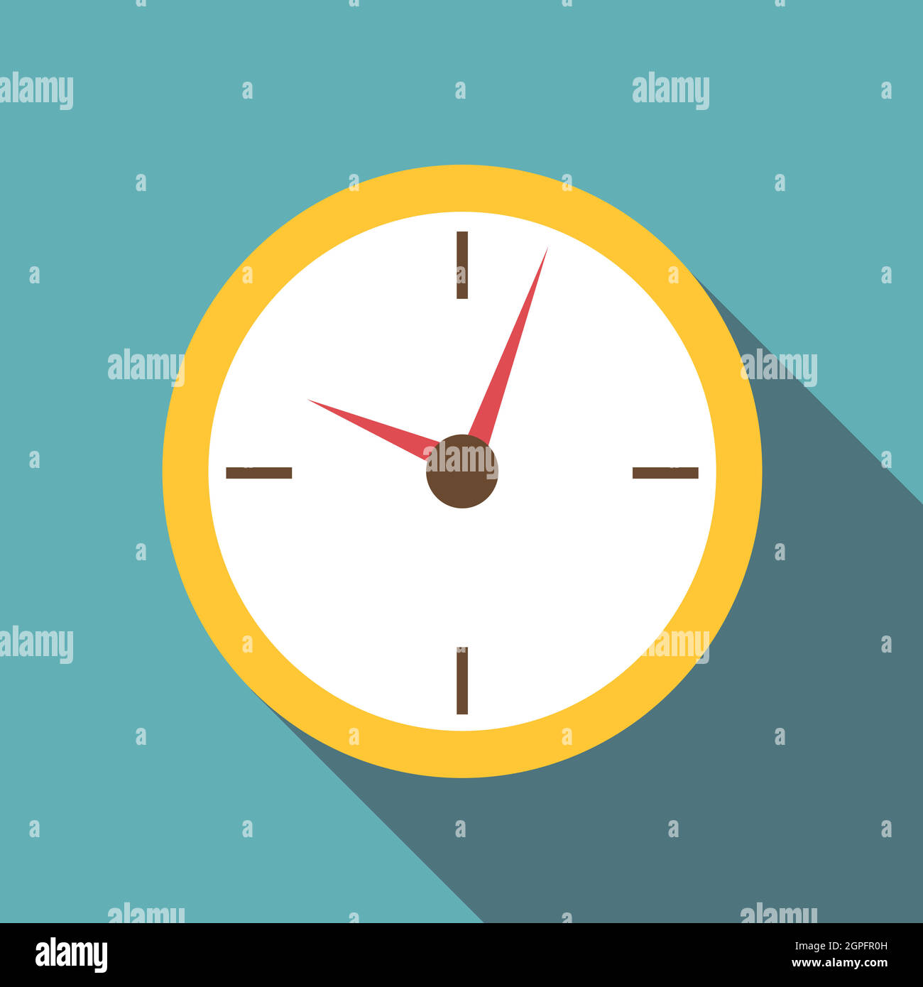 Modern clock object Stock Vector Images - Alamy