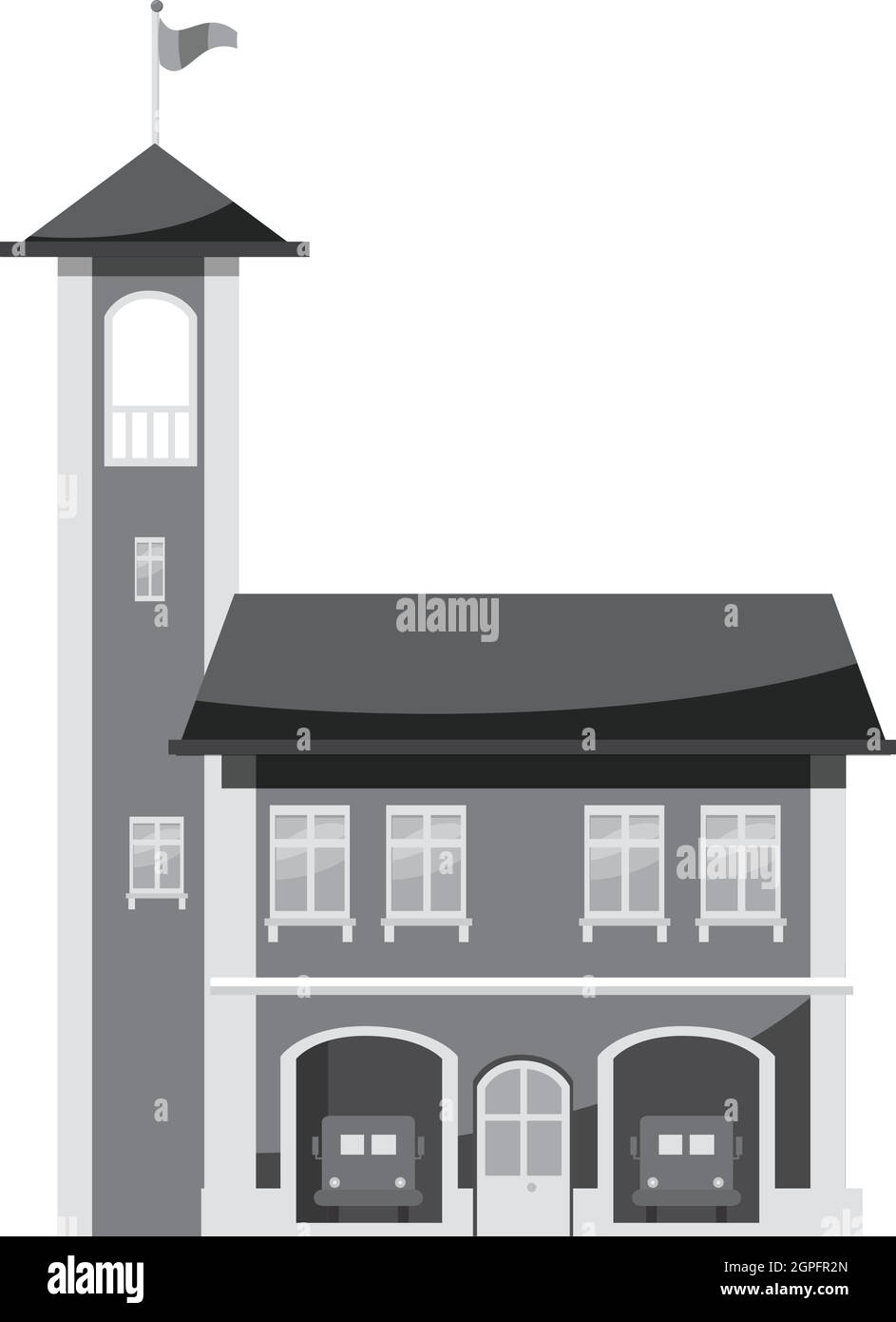 Tower firehouse Stock Vector Images - Alamy