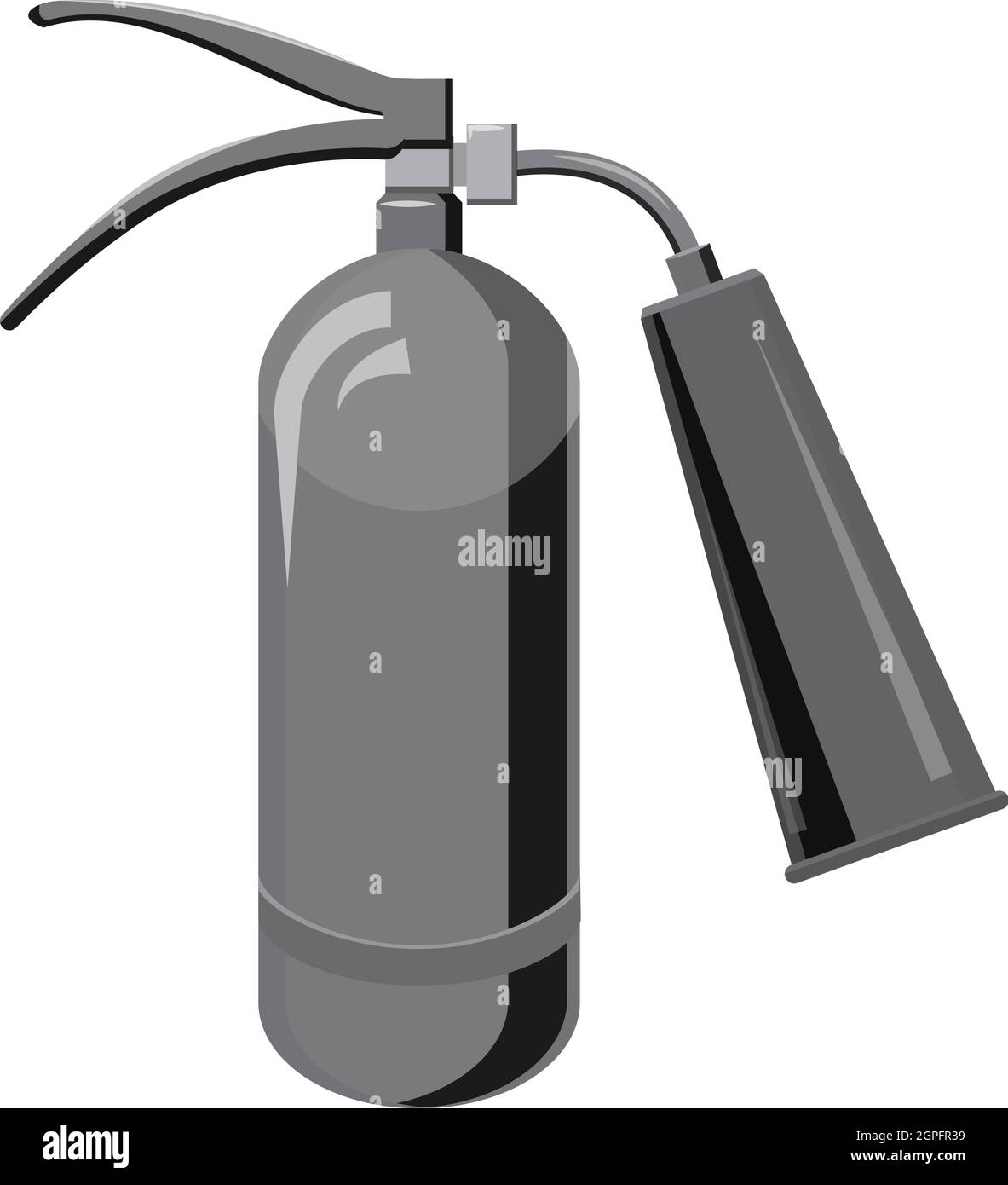 Fire extinguisher icon, gray monochrome style Stock Vector Image & Art ...