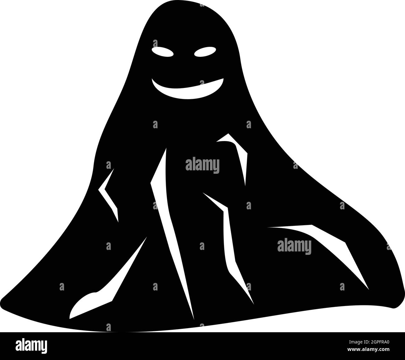 Ghost icon, simple style Stock Vector Image & Art - Alamy