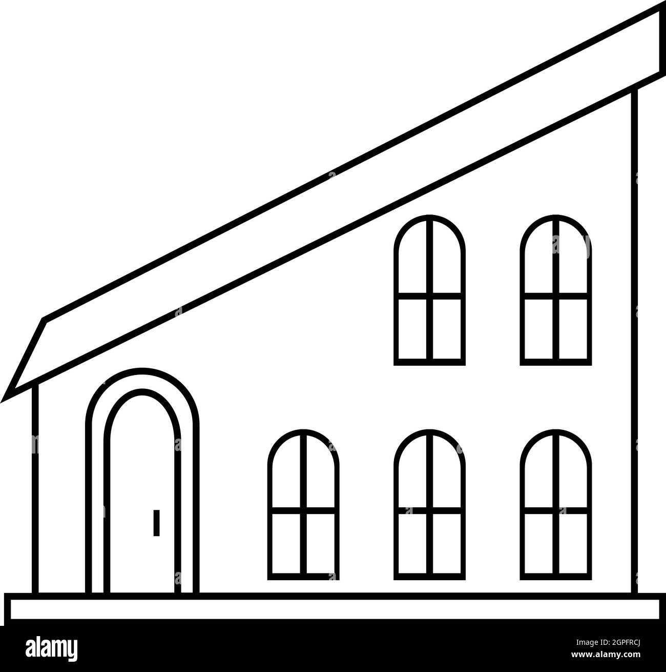 Modern vector outline Stock Vector Images - Alamy