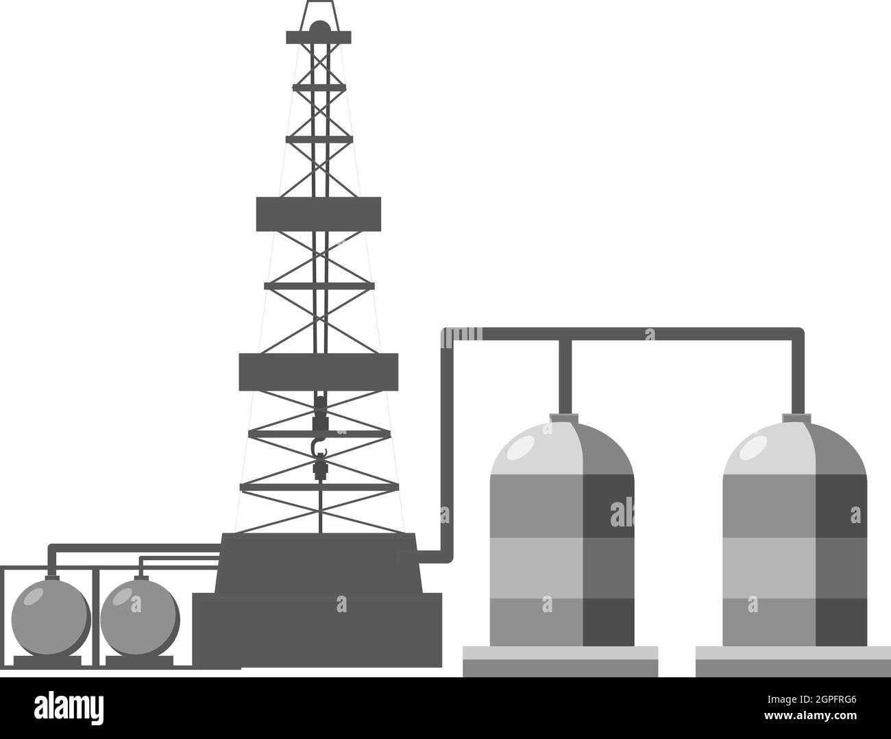Refinery piping Stock Vector Images - Alamy