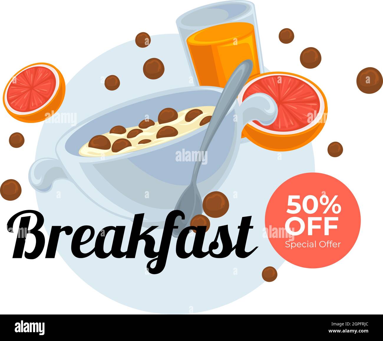 Breakfast milk bar bistro Cut Out Stock Images & Pictures - Alamy