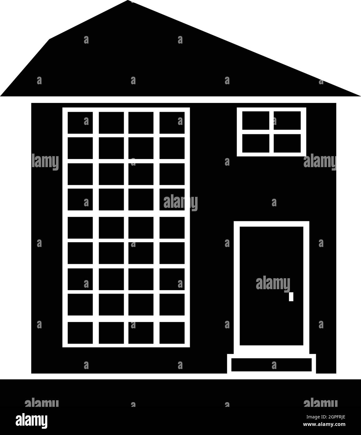 High house icon, outline style Stock Vector Image & Art - Alamy