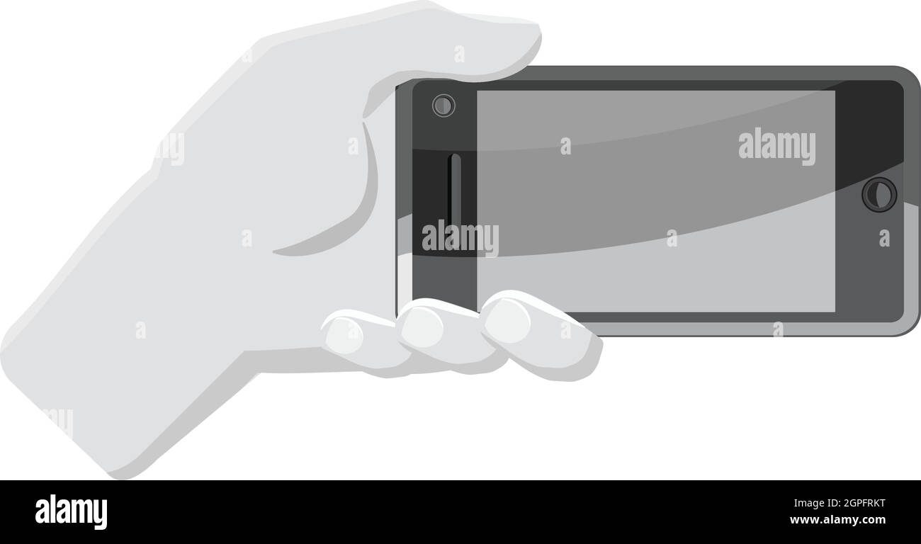 Hand holding smartphone icon Stock Vector Image & Art - Alamy