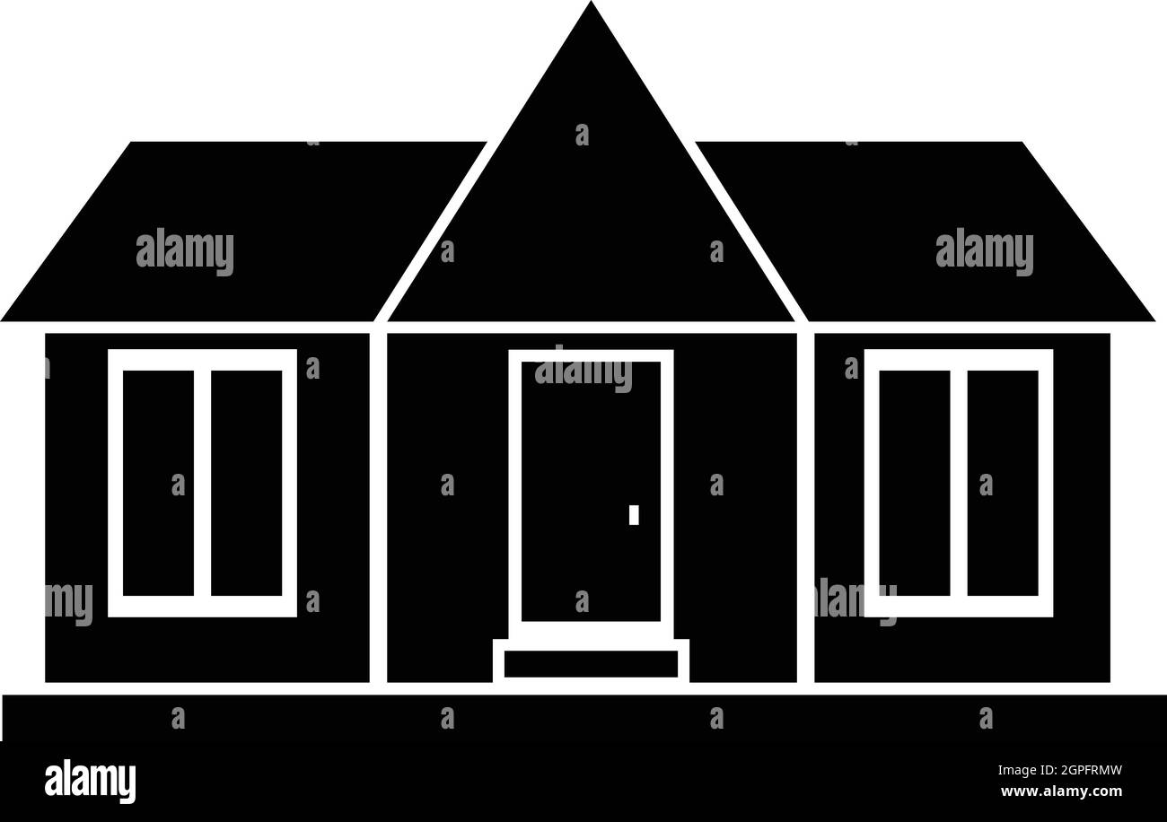 Modern country house icon, simple style Stock Vector Image & Art - Alamy