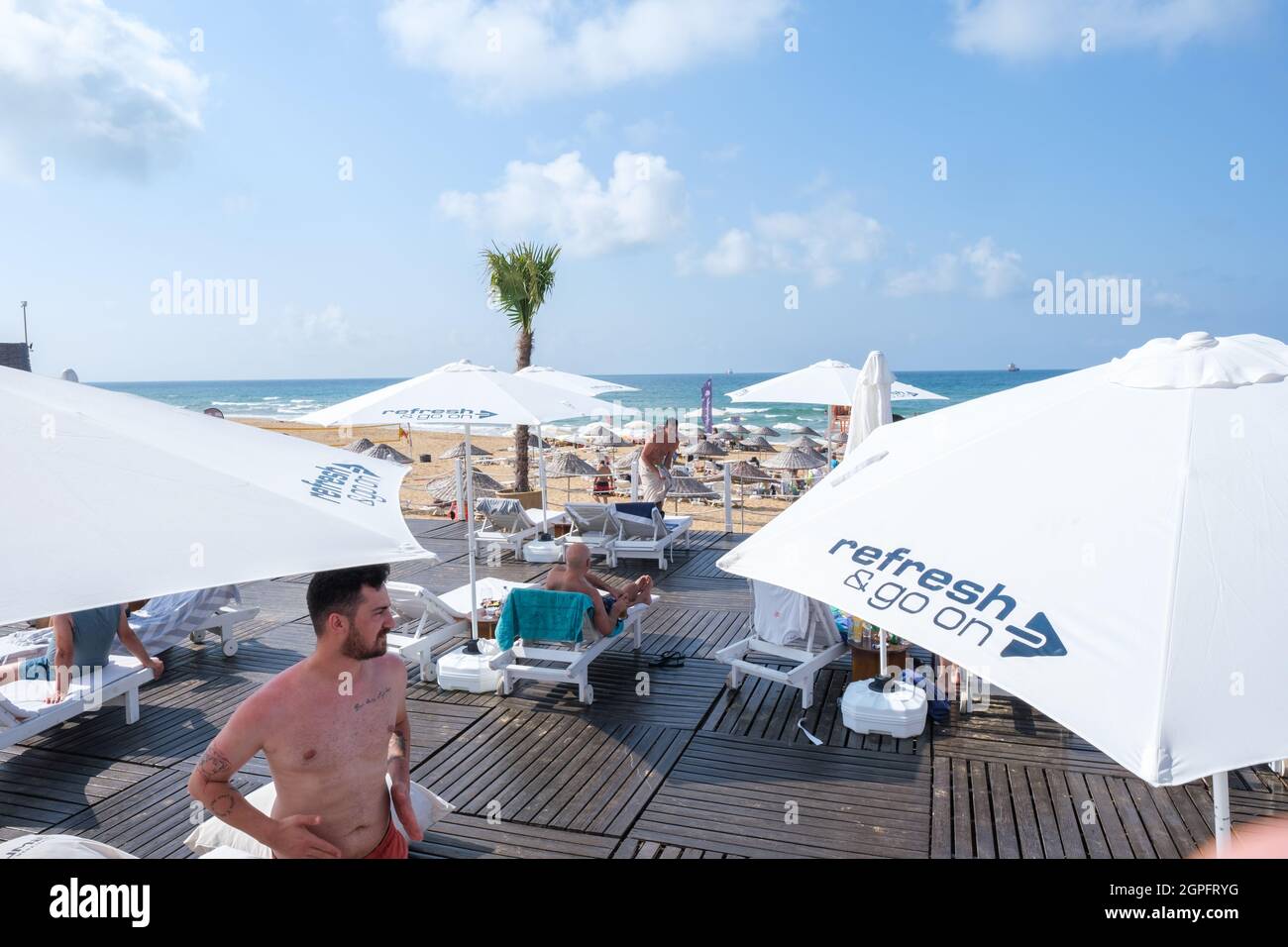 Turkish man beach hi-res stock photography and images - Alamy