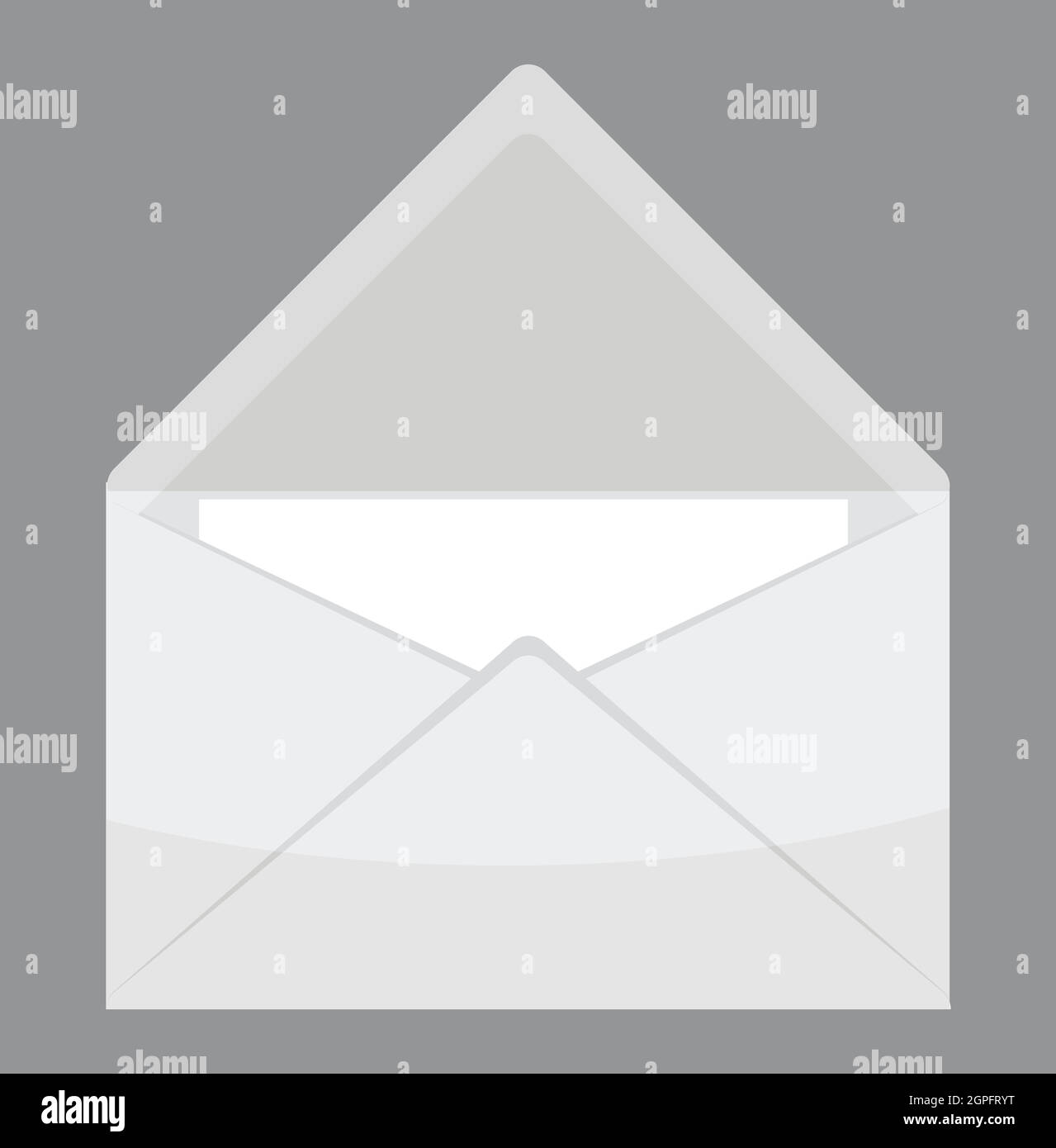 Envelope icon, gray monochrome style Stock Vector Image & Art - Alamy