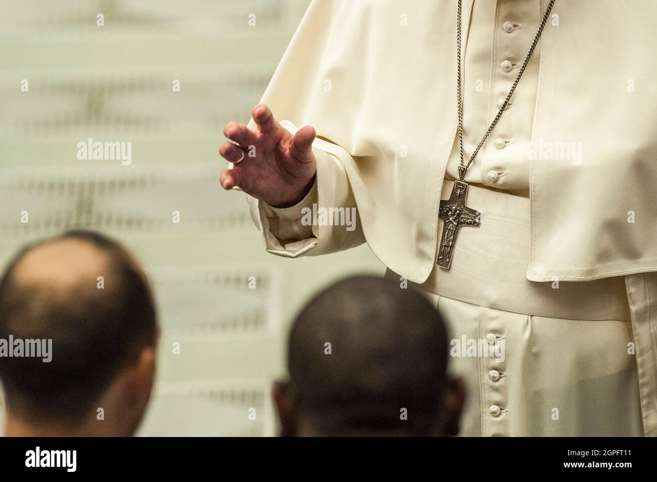 Vatican City, Italy. 29th Sep, 2021. Pope Francis leads his weekly ...