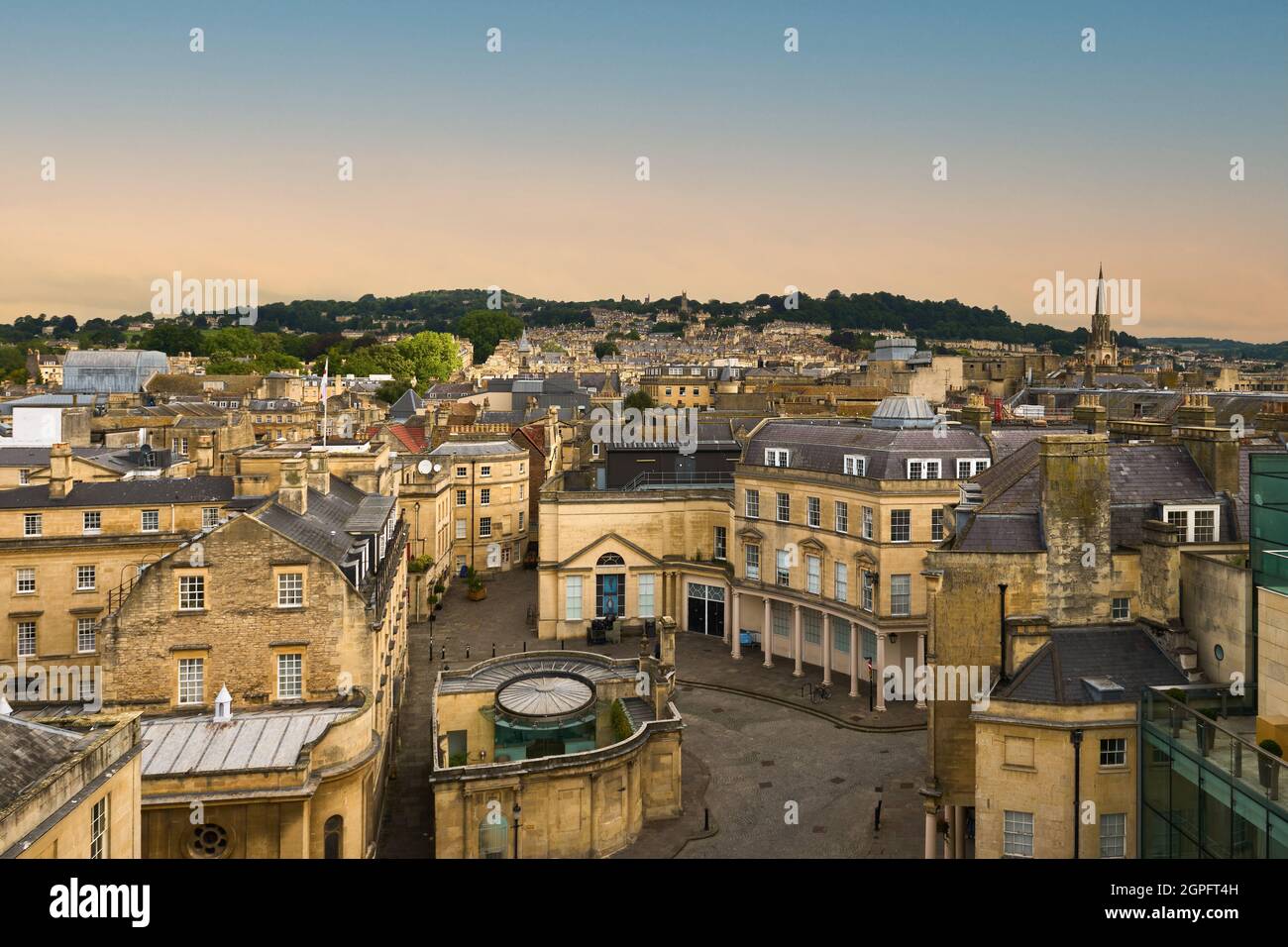 A view of Bath Street and beyond Stock Photo - Alamy