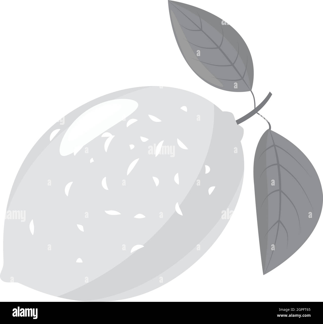 Lemon icon cartoon fresh Stock Vector Images - Alamy