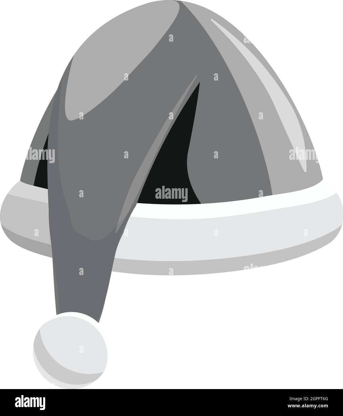 Santa cartoon Black and White Stock Photos & Images - Alamy