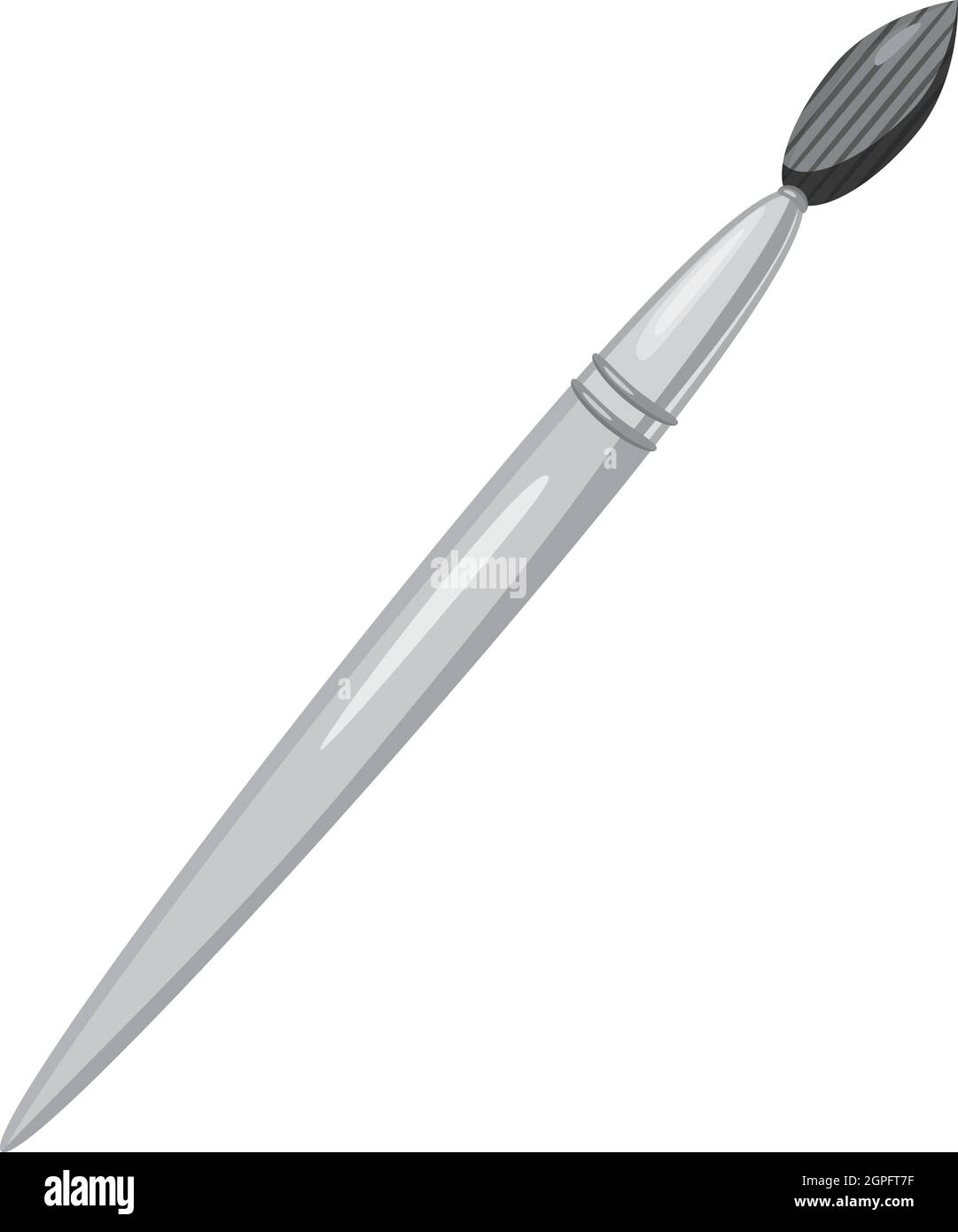 Gray paint isolated Stock Vector Images - Alamy