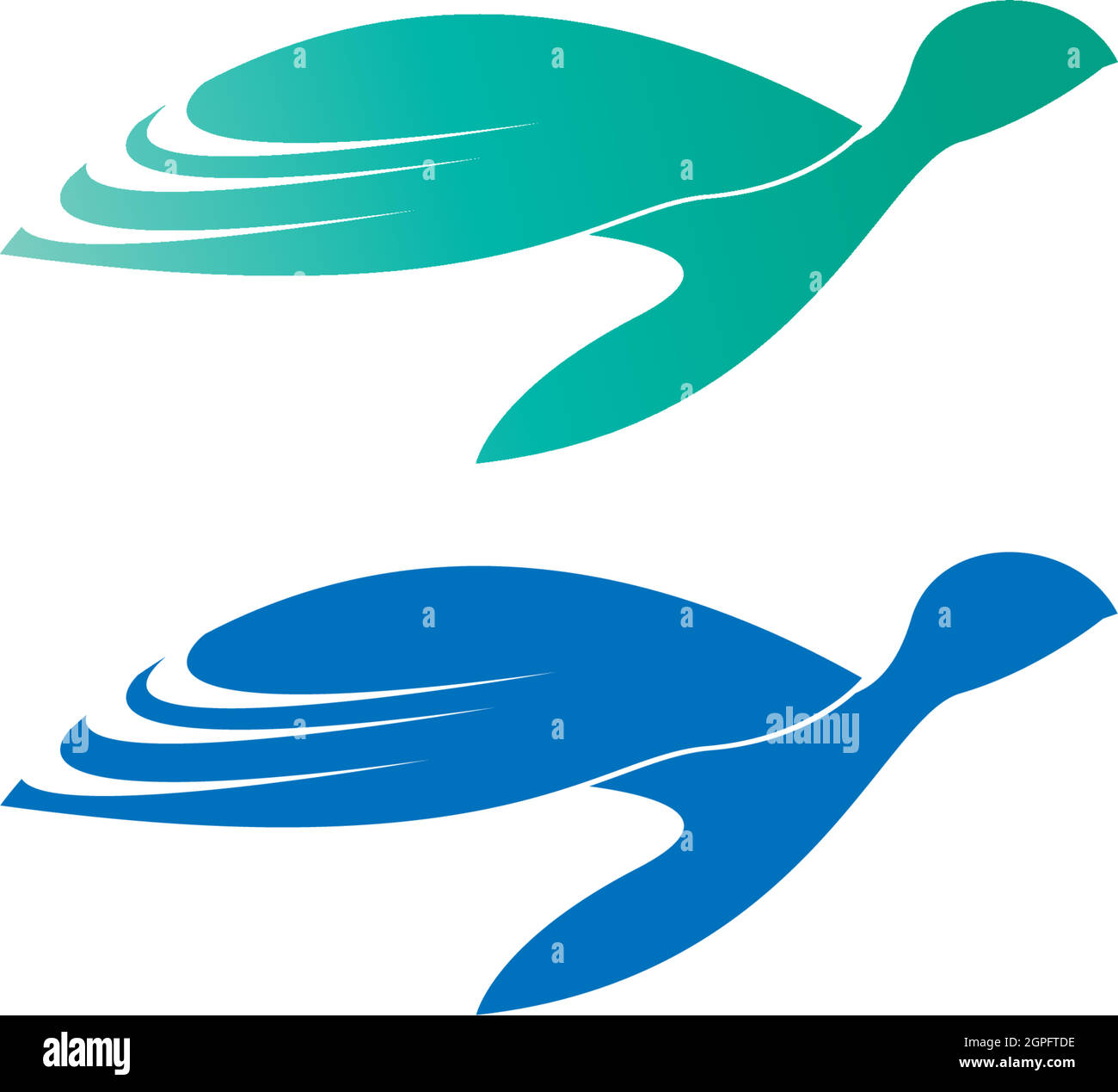 Turtle logo icon vector template illustration design concept Stock ...