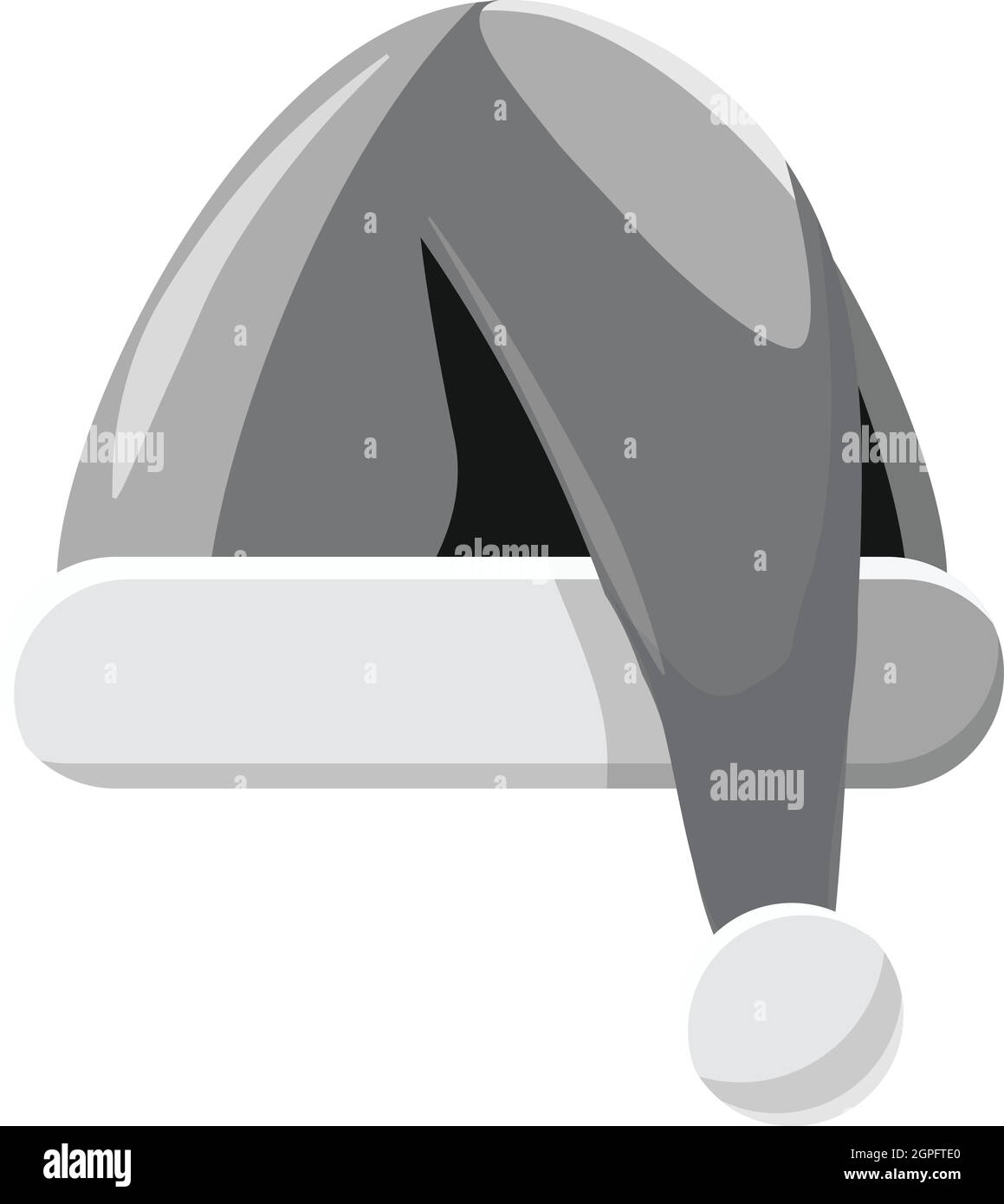 Santa claus christmas present Black and White Stock Photos & Images - Alamy