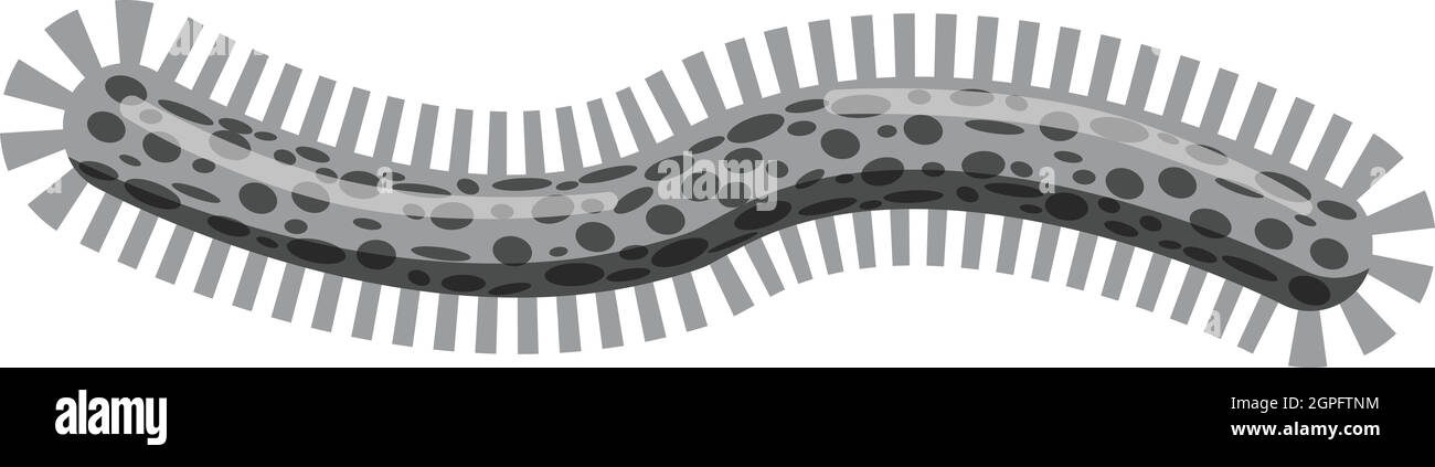 Long virus icon, gray monochrome style Stock Vector Image & Art - Alamy