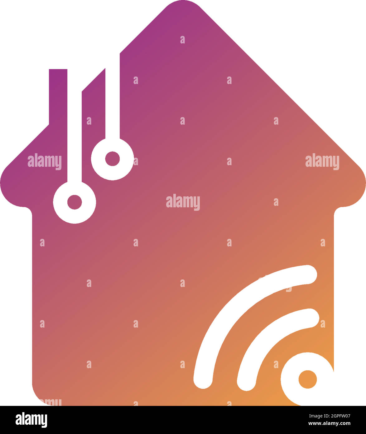 Smart Home logo icon design concept illustration template Stock Vector ...