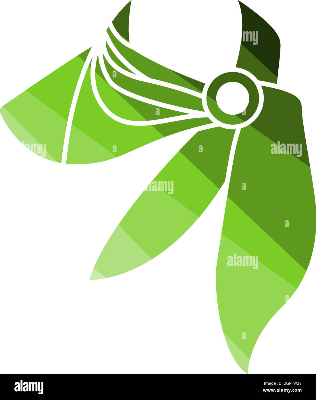 Business Woman Neck Scarf Icon Stock Vector Image & Art - Alamy