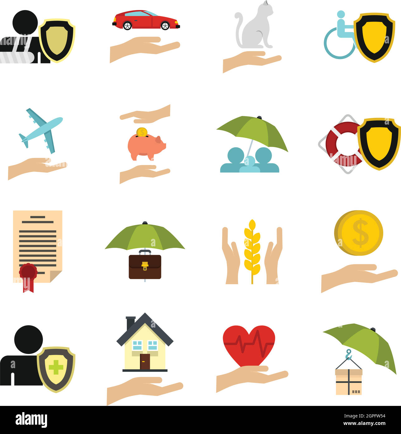 Bag car insurance Stock Vector Images - Alamy