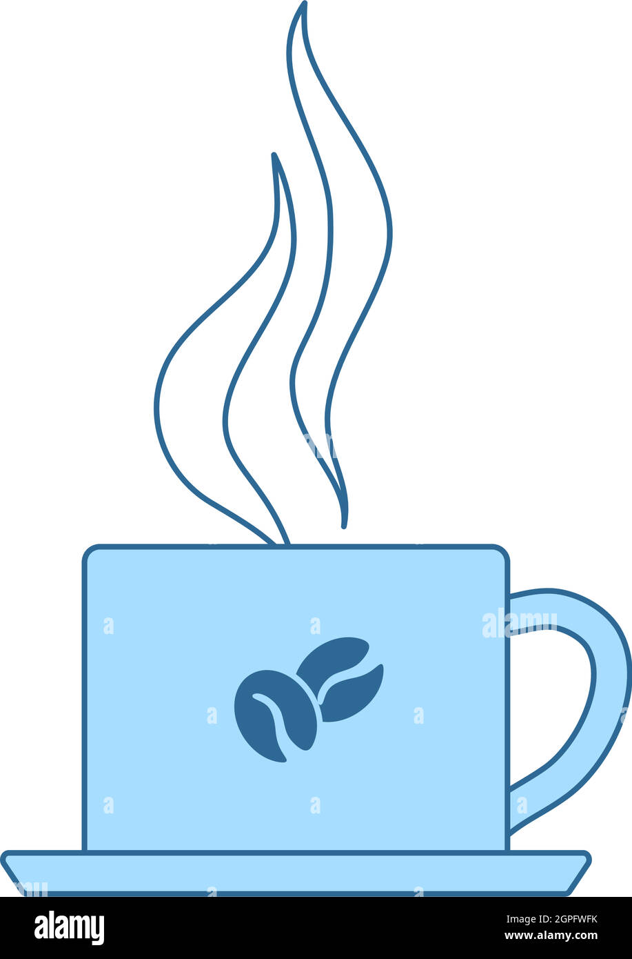 Smoking Cofee Cup Icon Stock Vector Image & Art - Alamy