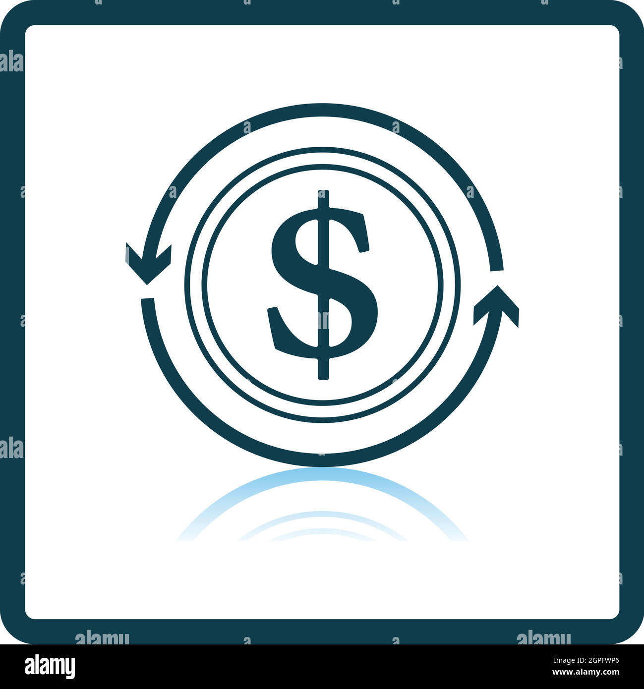 Cash Back Coin Icon Stock Vector Image & Art - Alamy