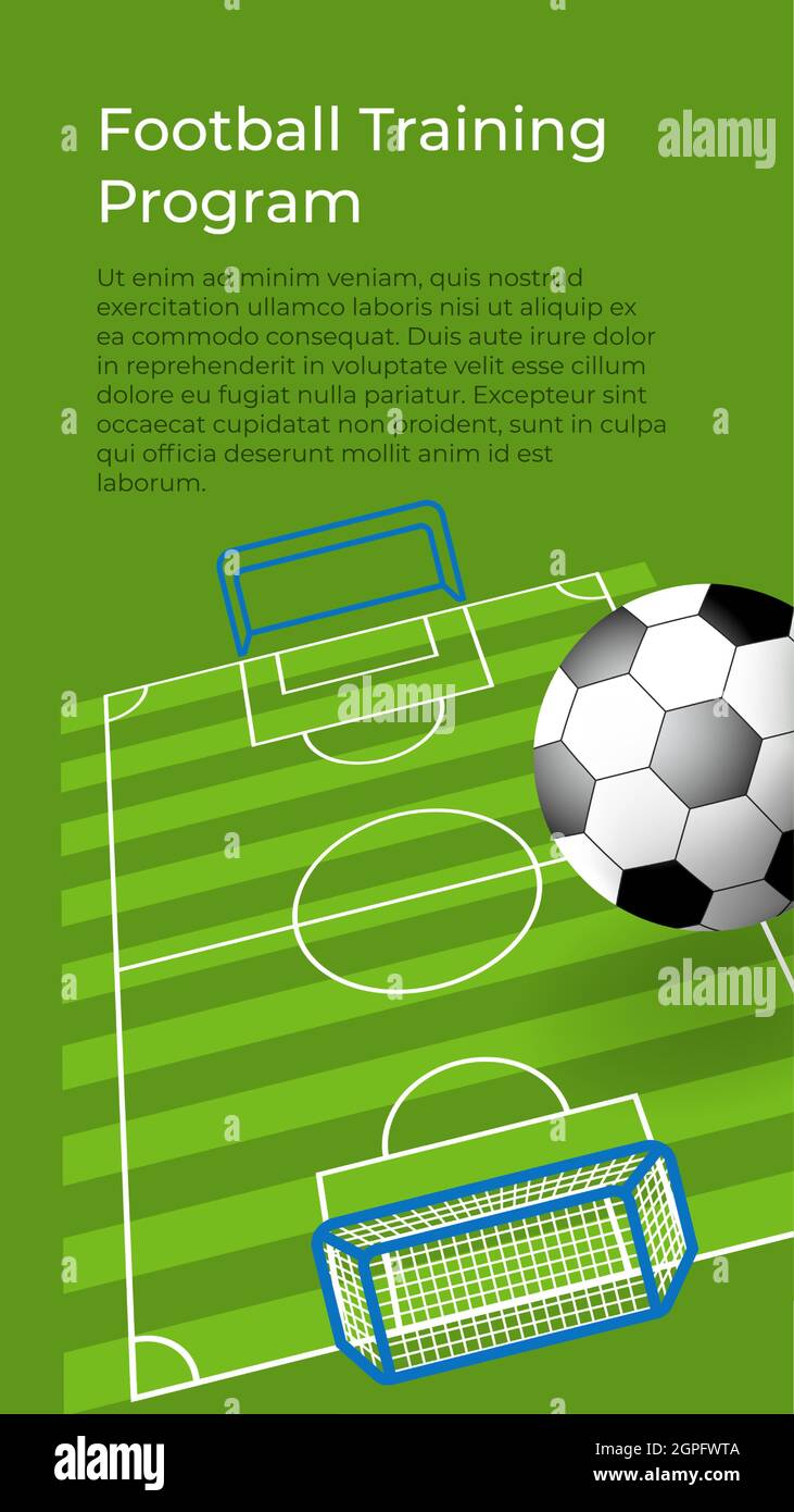 Football program Stock Vector Images - Alamy