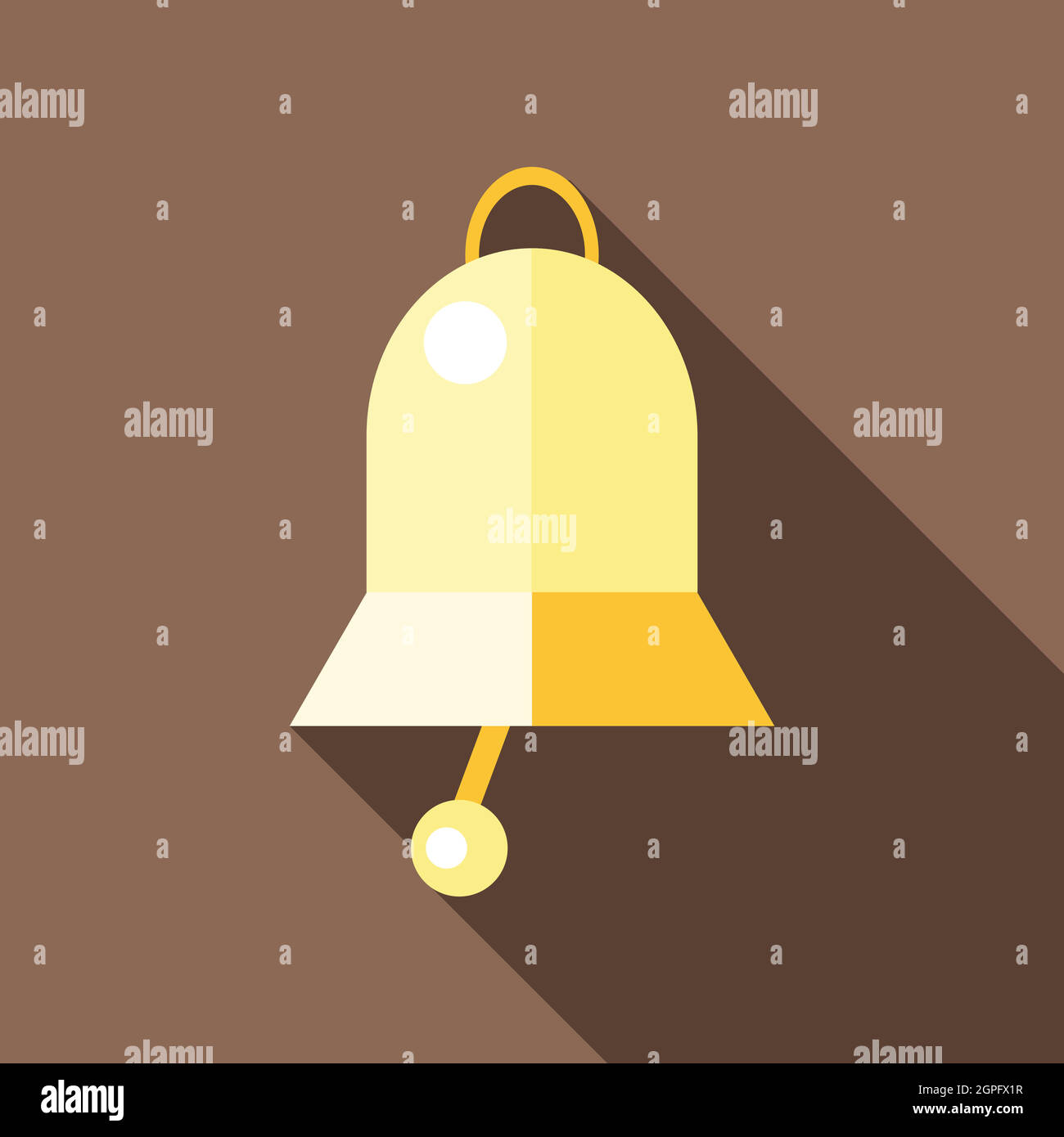 Bell icon hi-res stock photography and images - Alamy