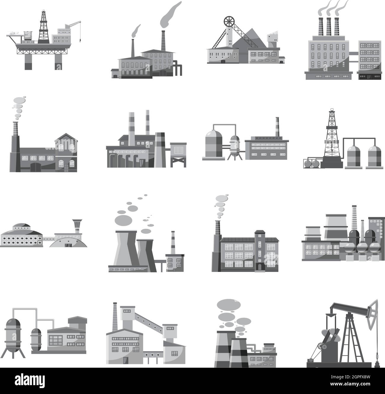 Factory Stock Vector Images - Alamy