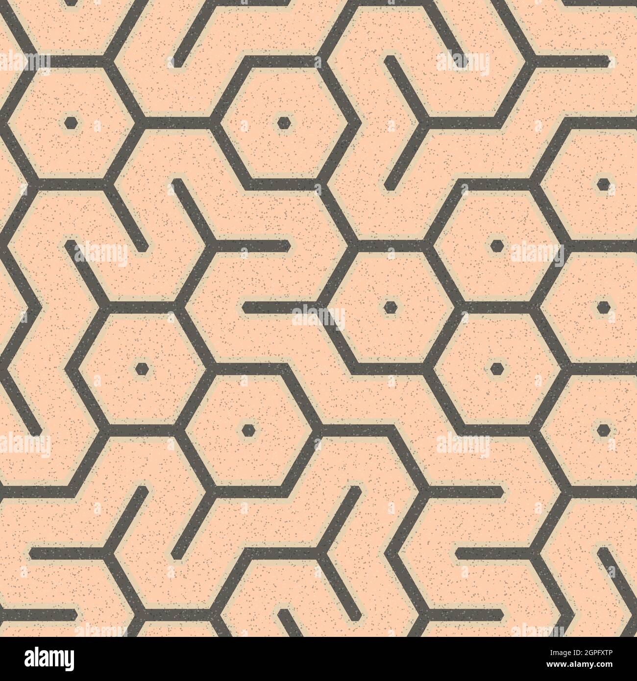 Computer-generated Hexagon Tile Connection art background design ...