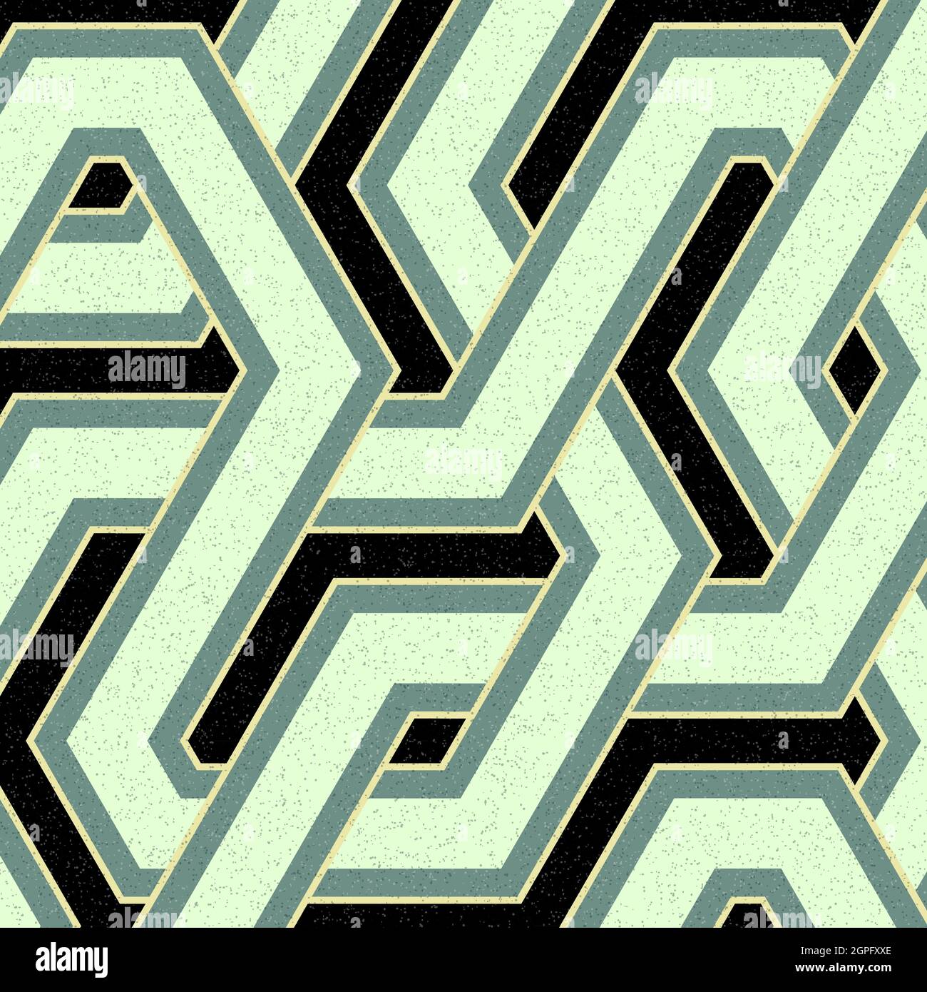 Computer-generated Hexagon Tile Connection art background design ...