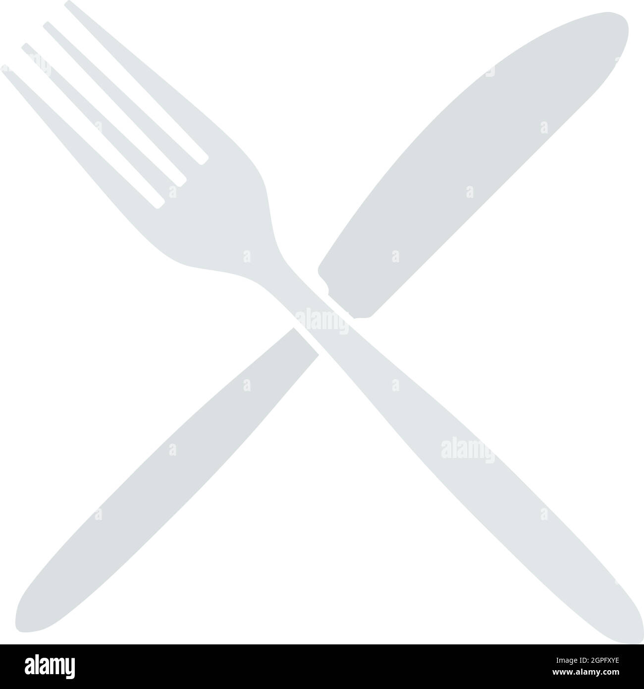 Fork And Knife Icon Stock Vector Image & Art - Alamy