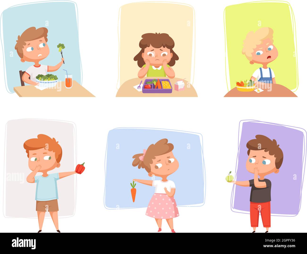 Kids Eating Junk Food Clipart