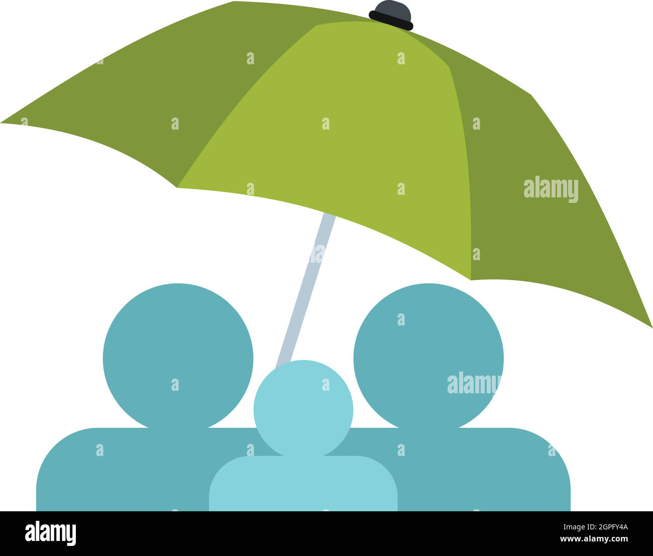 Umbrella icon, flat style Stock Vector Image & Art - Alamy