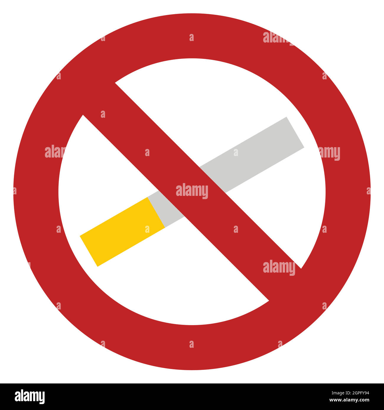 No smoking icon, flat style Stock Vector Image & Art - Alamy