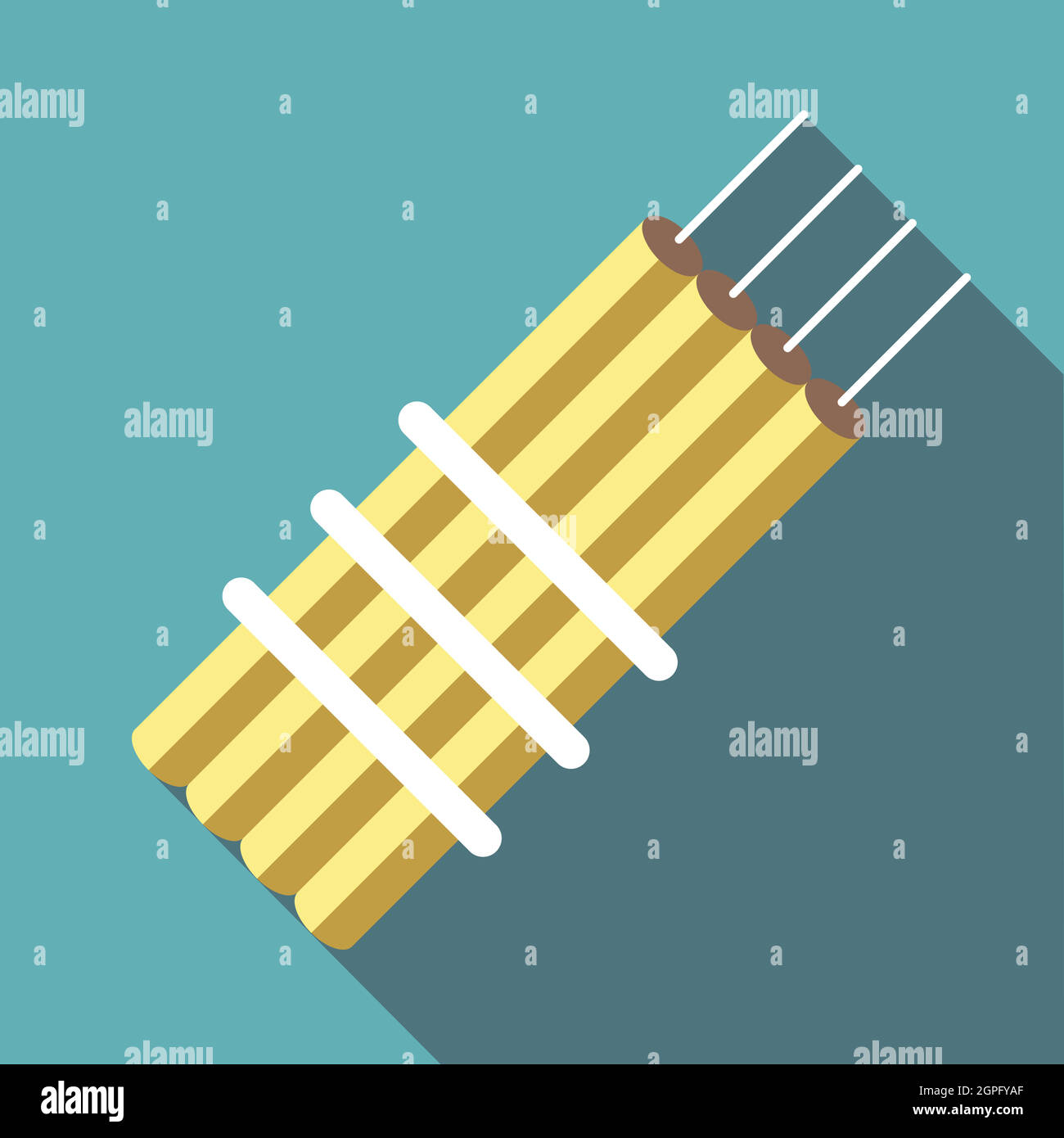 Dynamite icon, flat style Stock Vector Image & Art - Alamy