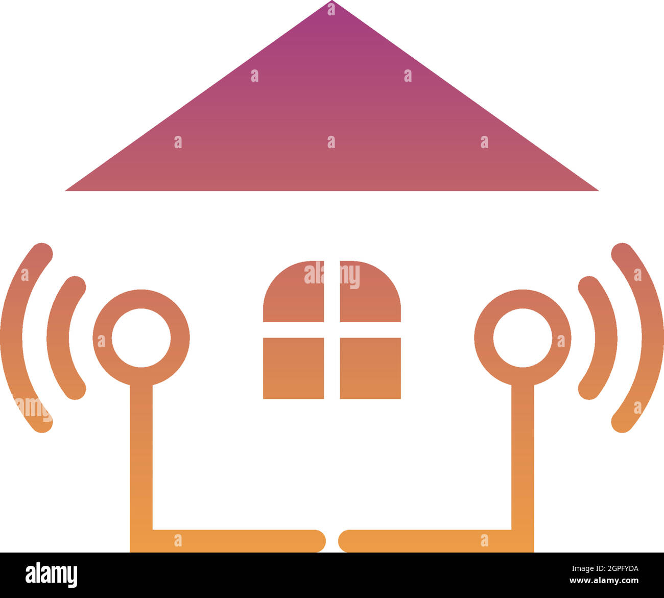 Smart Home logo icon design concept illustration template Stock Vector ...