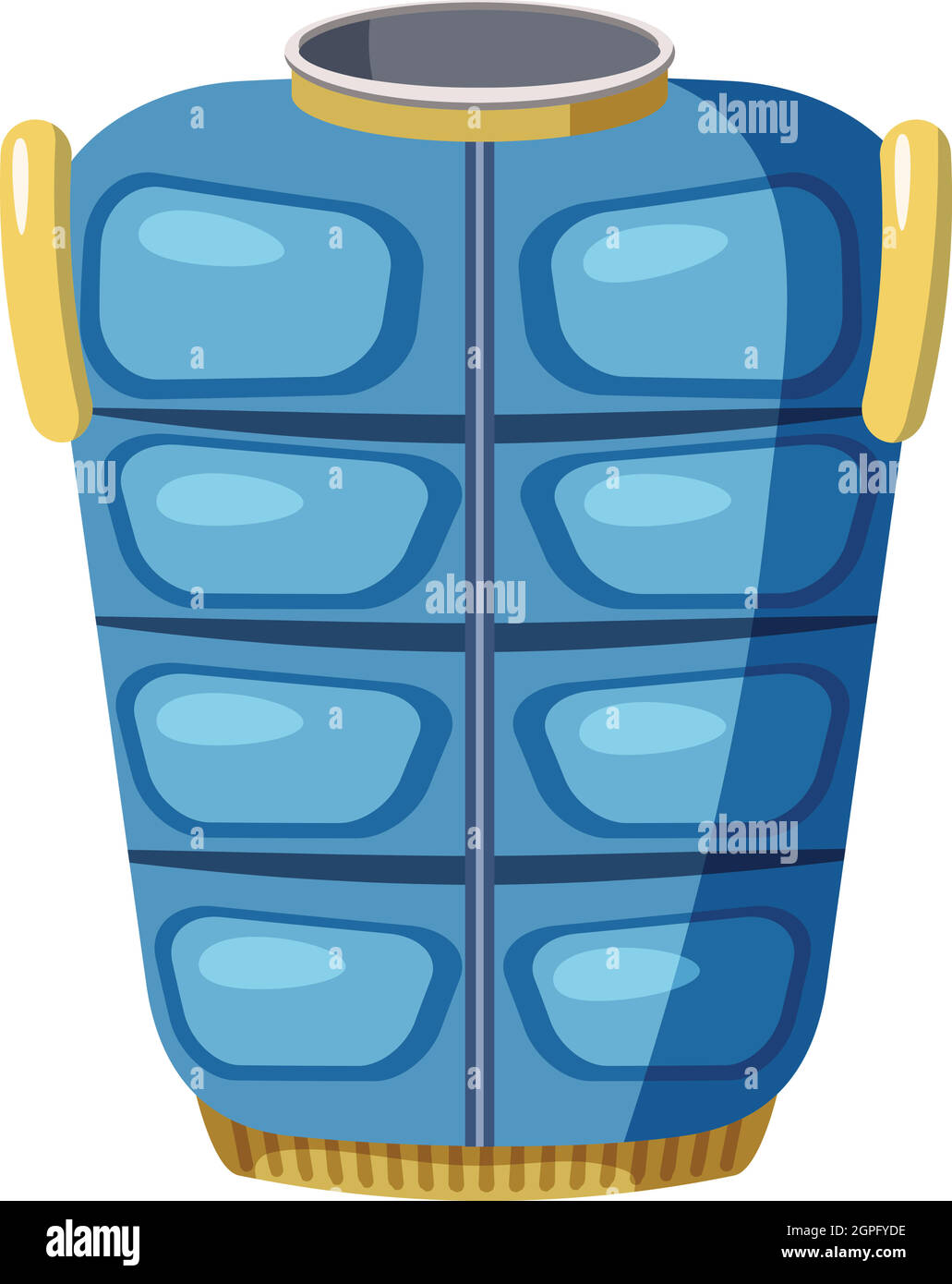 Blue warm vest icon, cartoon style Stock Vector Image & Art - Alamy