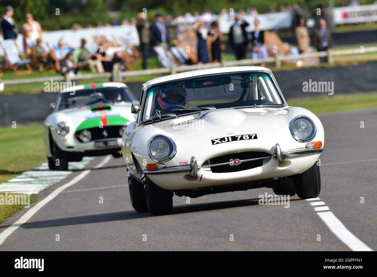 Jenson Button, Alex Buncombe, Jaguar E-Type, Stirling Moss Memorial ...