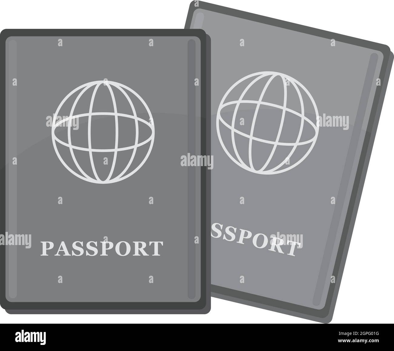 Customs airport passport Stock Vector Images - Alamy