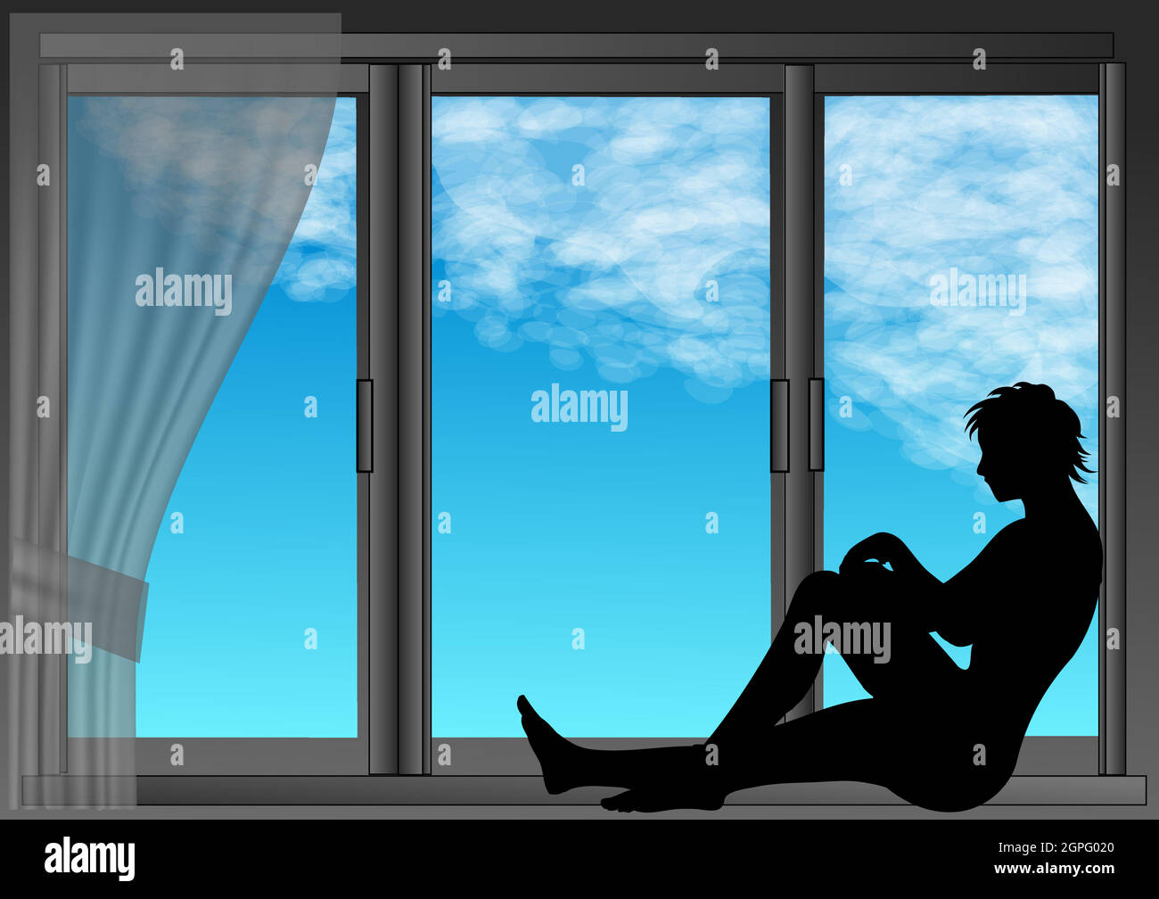 On the edge of Stock Vector Images - Alamy