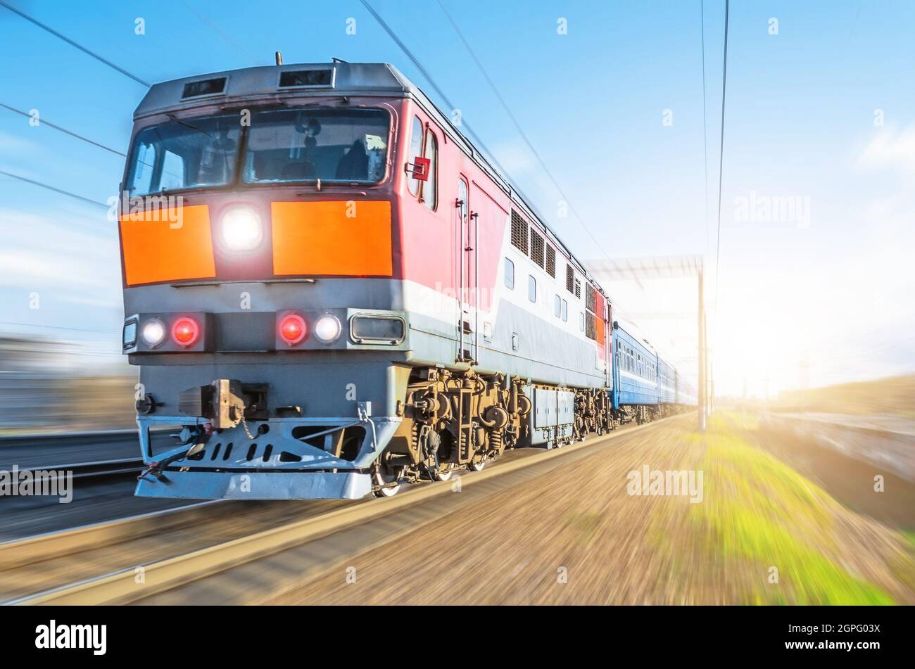 Diesel electric locomotive russia hi-res stock photography and images ...