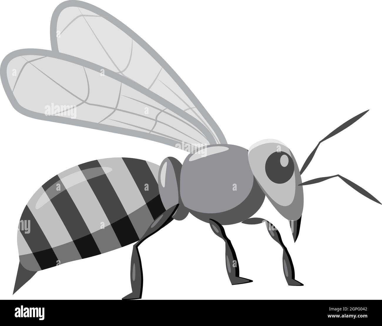Bee cartoon hi-res stock photography and images - Alamy