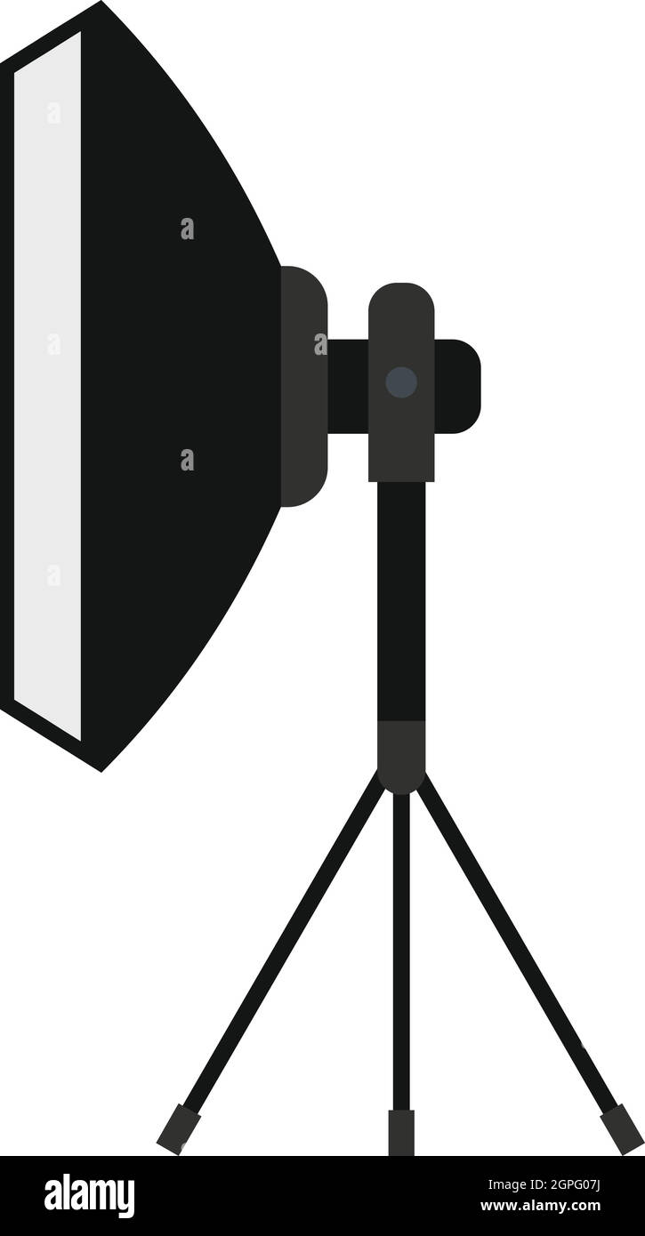 Spotlight icon, flat style Stock Vector Image & Art - Alamy