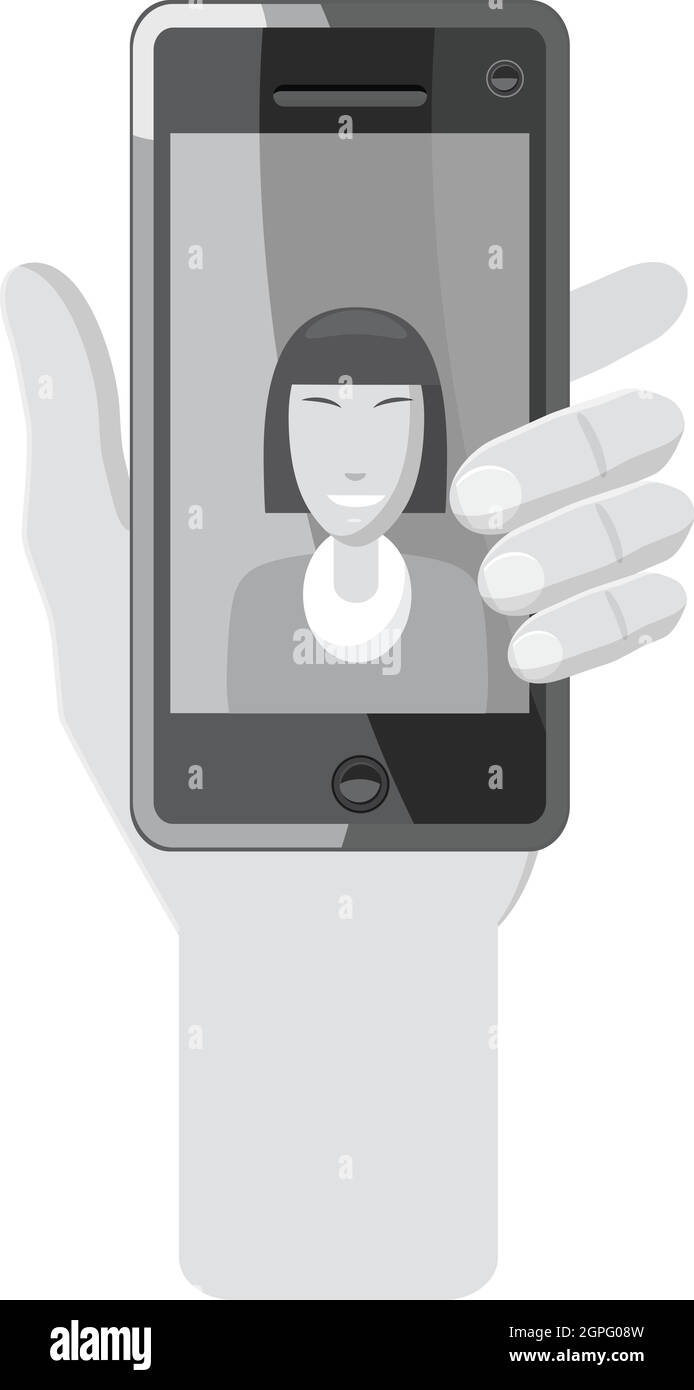 Hand cellphone Black and White Stock Photos & Images - Alamy