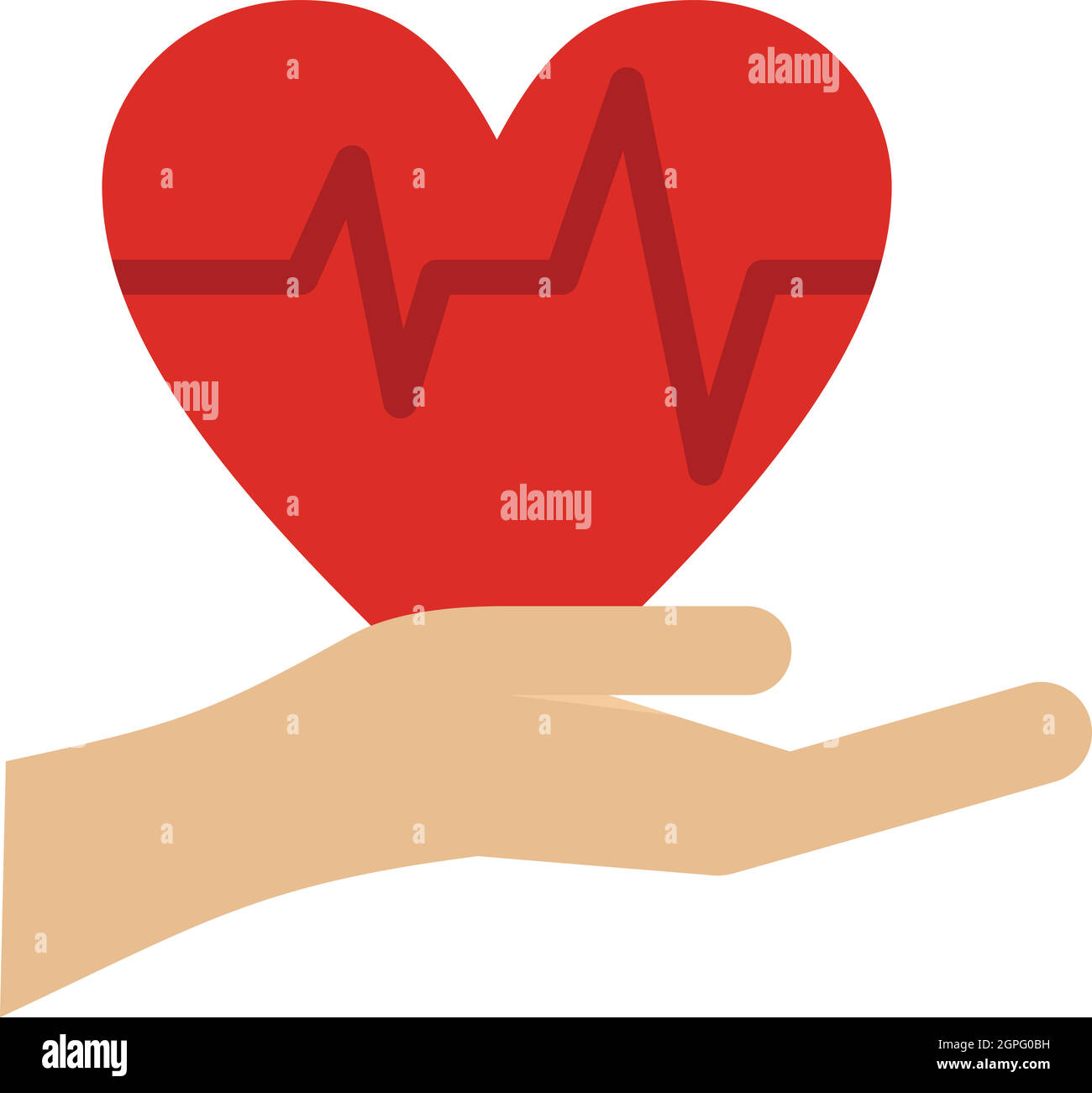 Heart logo love charity Stock Vector Images - Alamy